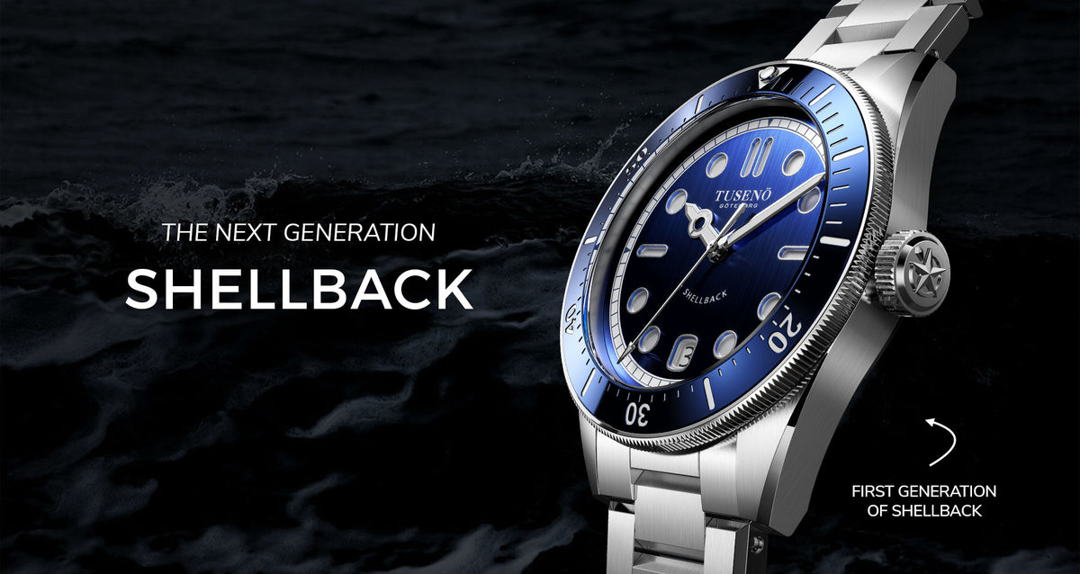 Shellback Automatic Swiss Made| Tusenö, mens watches online since 2015