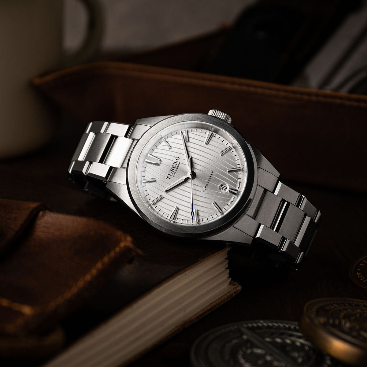 Windseeker Silver | Tusenö, Swedish automatic watches online since 2015