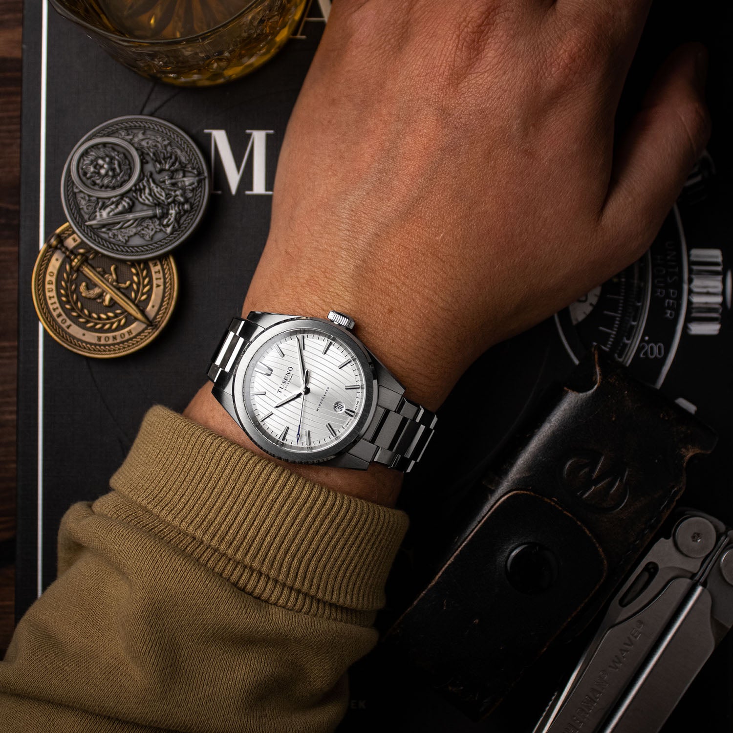 Windseeker Silver | Tusenö, Swedish automatic watches online since 2015